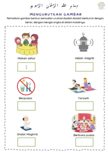 Printable Worksheet Lembar Kegiatan Aktivitas Ramadhan Anak