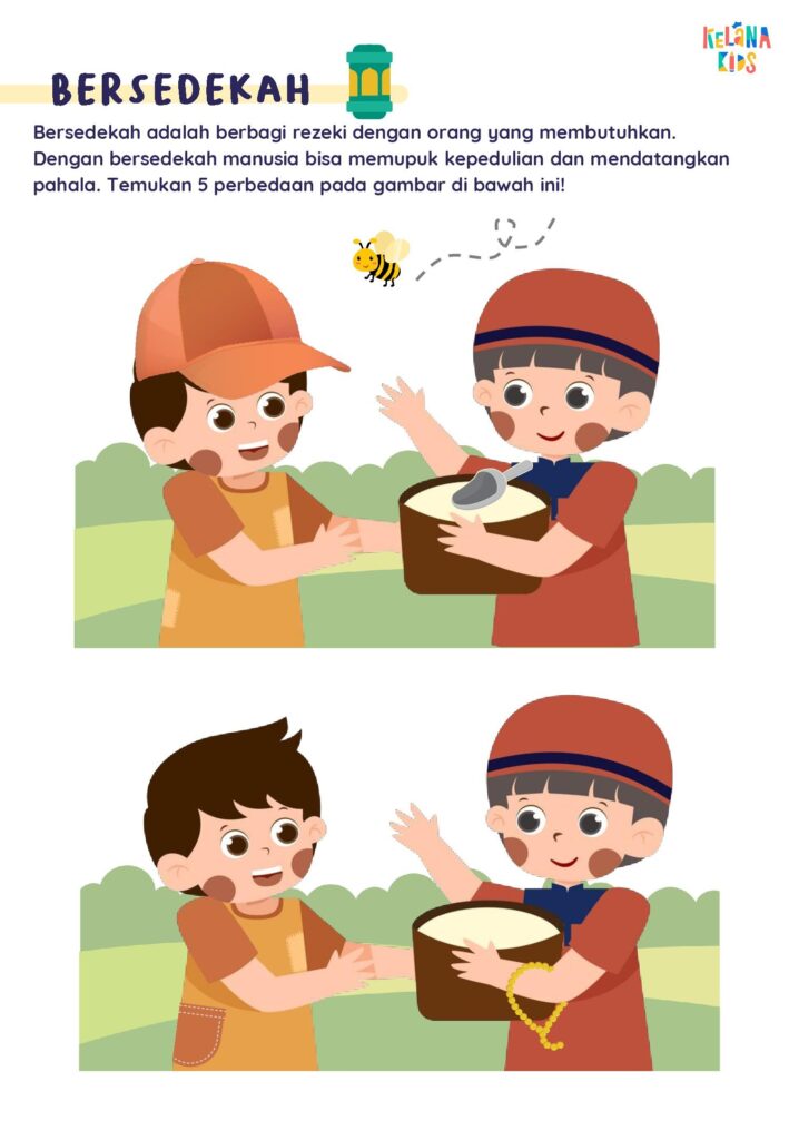 Printable Worksheet Lembar Kegiatan Aktivitas Ramadhan Anak