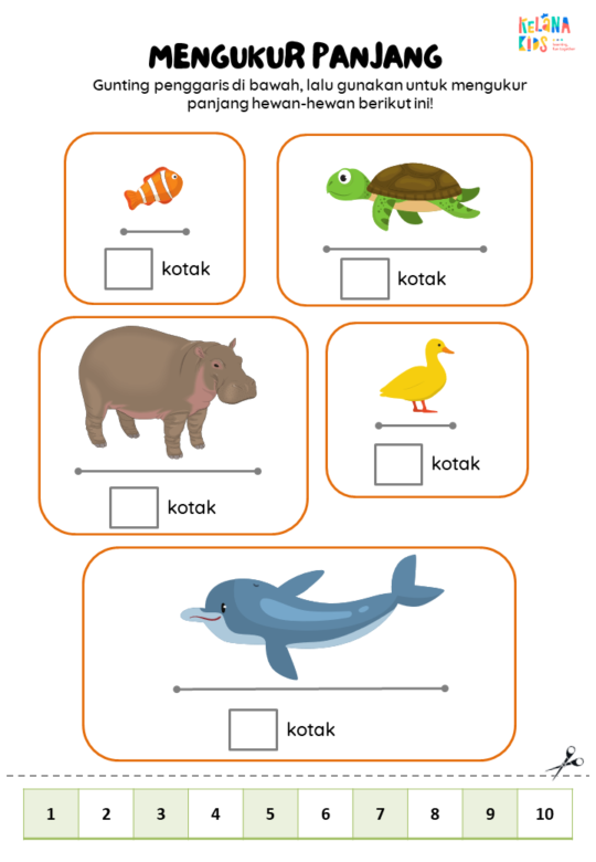 [ Printable Lembar Kerja Anak ] Toddler Worksheet 5 Tahun+ Vol 03