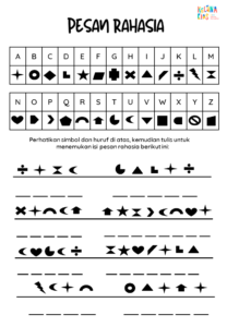 [ Seri Printable Tematik ] Worksheet Coding Offline - Kelanakids.com