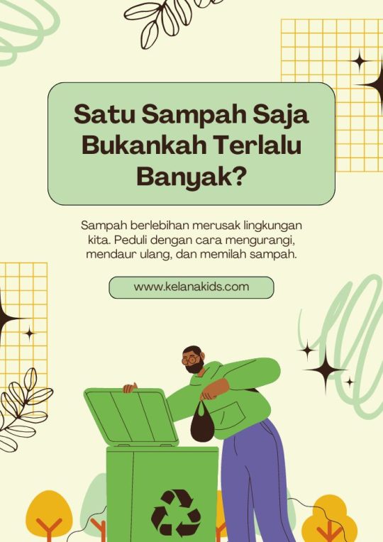 99+ Contoh Poster Pendidikan Bahan Edukasi Anak Fisik, Digital