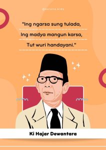 Poster Bapak Pendidikan Indonesia, Ki Hajar Dewantara Untuk Hari Guru ...